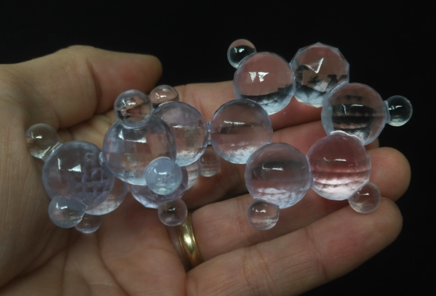 ProJet MJP 2500 Optical Clarity through Post Processing and Clear Coating