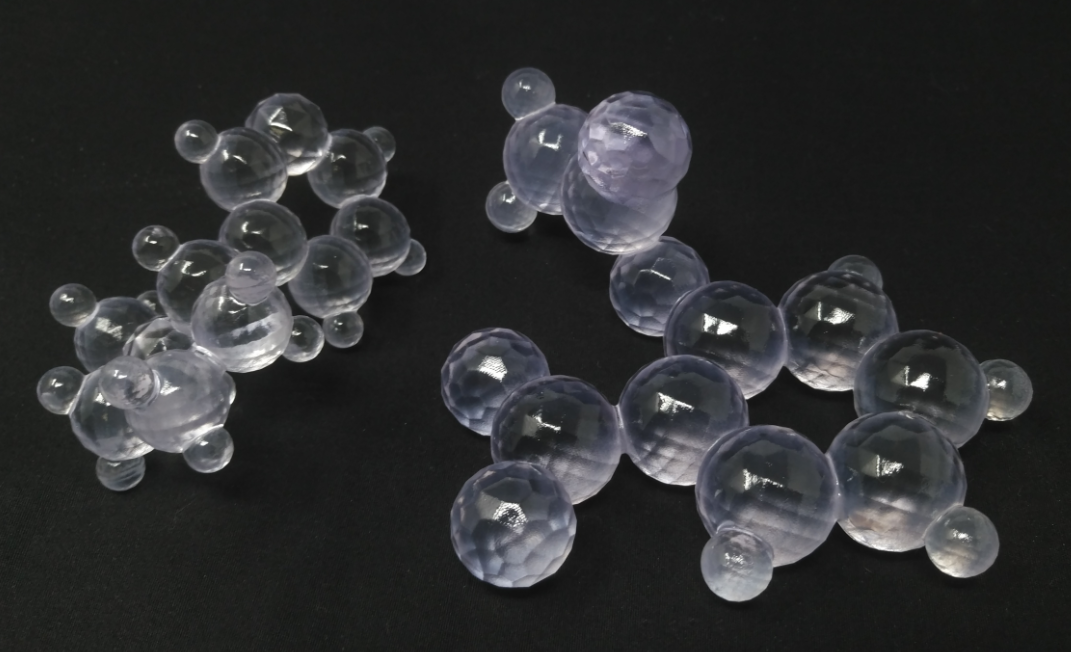 ProJet MJP 2500 Optical Clarity through Post Processing and Clear Coating