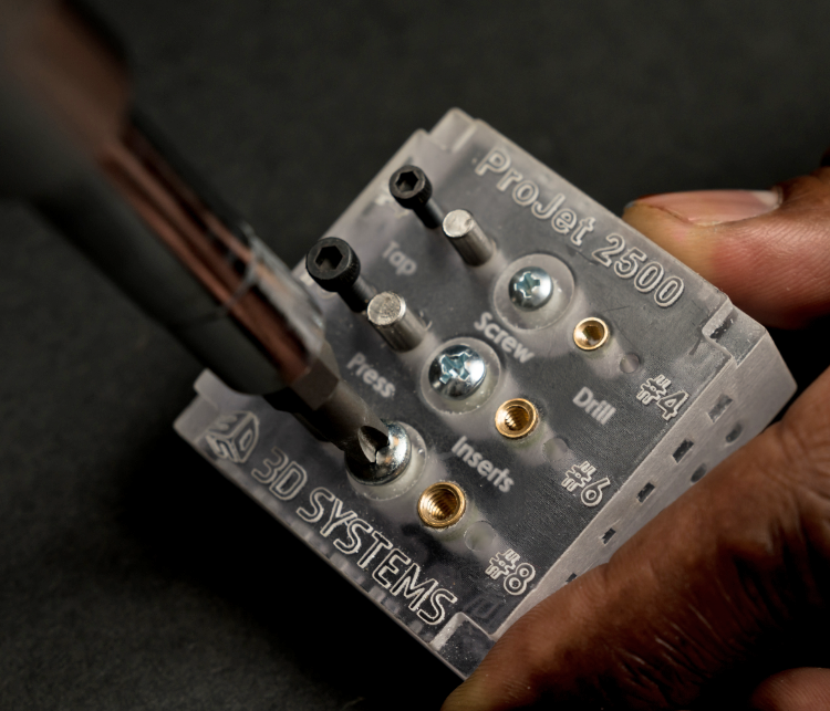 ProJet MJP 2500 True to CAD, High-Fidelity, Surface Texture,Entrapped ...