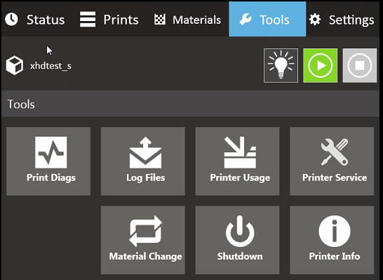 ProJet MJP 3600 Printer Shutdown