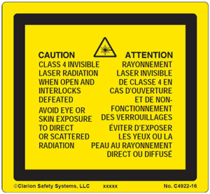 SLS 380 Label Installation Diagram