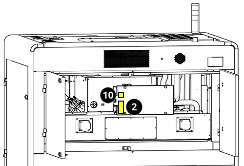 SLS 380 Label Installation Diagram