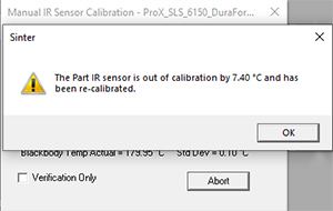 Calibrating the IR Sensor