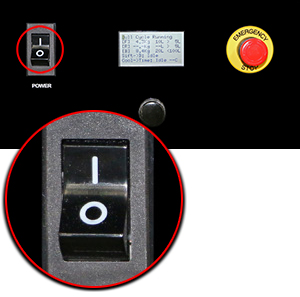 Power on MQC 600 Single/Flex System