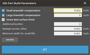 SLA Best Practices Accura Fidelity Instructions for Entering Linewidth ...