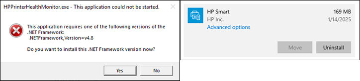 CIB00310 - How to correct Windows 10 HP Smart error on SLA printers