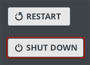 SLA 825 Dual/SLA 750 Series User Guide - Printer Shutdown